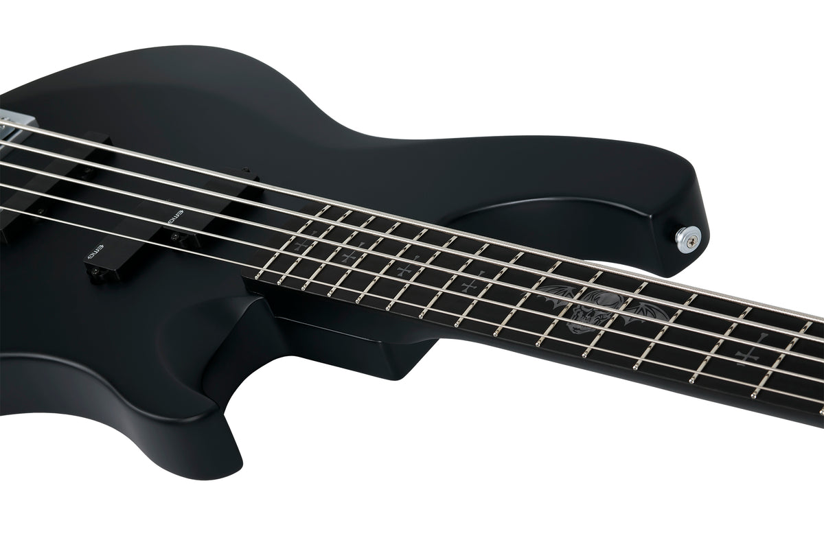 Johnny Christ Custom 5-String Schecter Bass Guitar – Drinks With Johnny